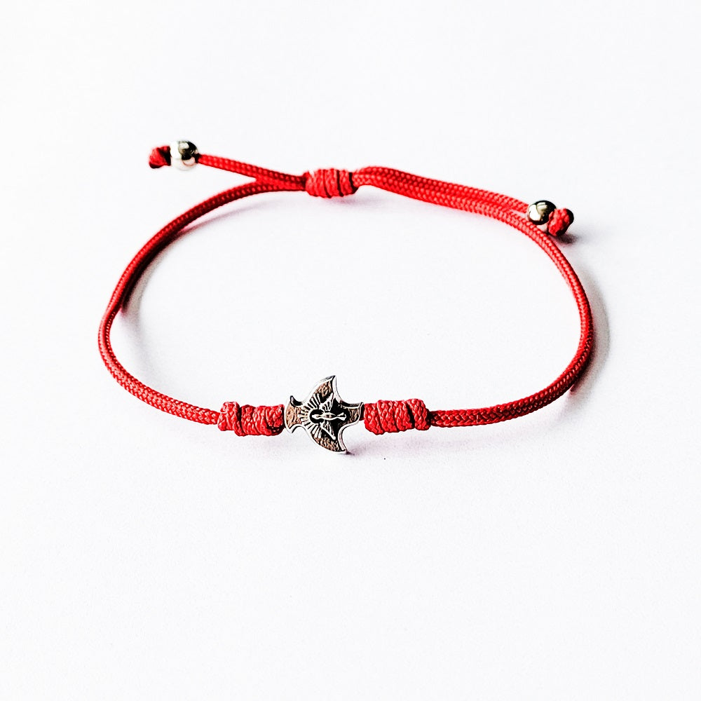 Bracelet single cord Holy Spirit - Deep Red – Magdala Gift Shop